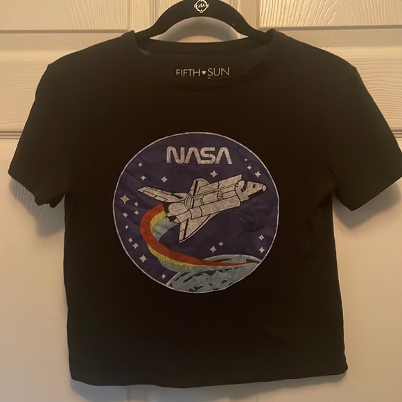 Fifth Sun | Tops | Nasa Crop Top | Poshmark